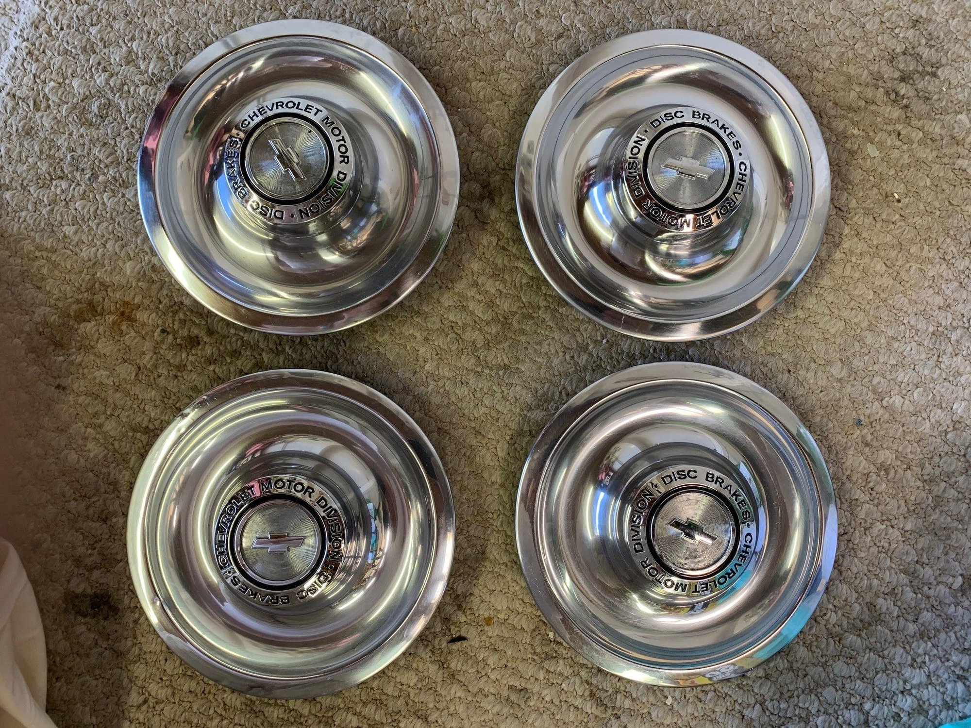 FS (For Sale) New Tires and Original Steel Wheels - 67 - w/ Center Caps ...