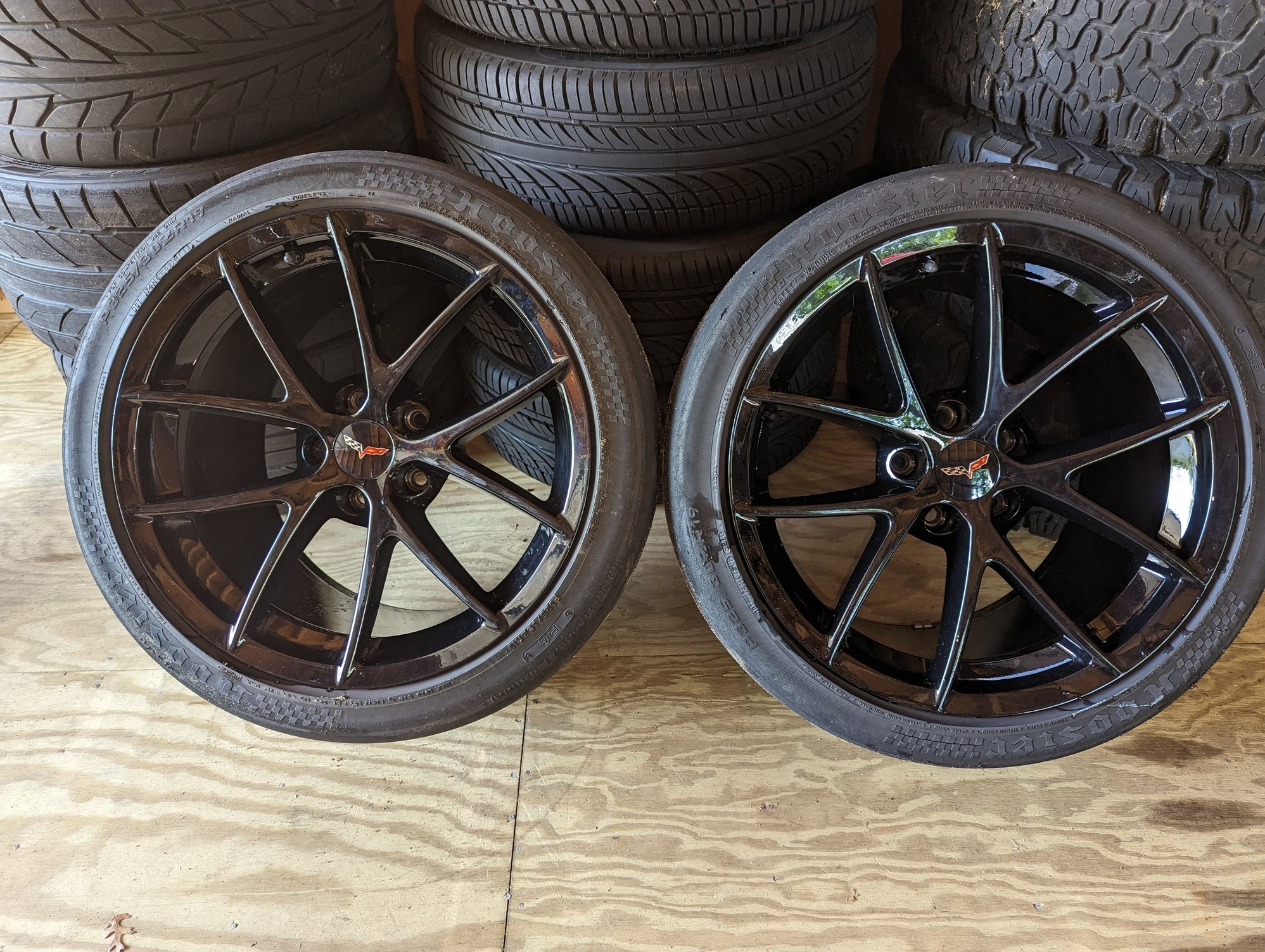 FS (For Sale) Z06 OEM rear Spyder wheels & widebody rear/narrow front ...