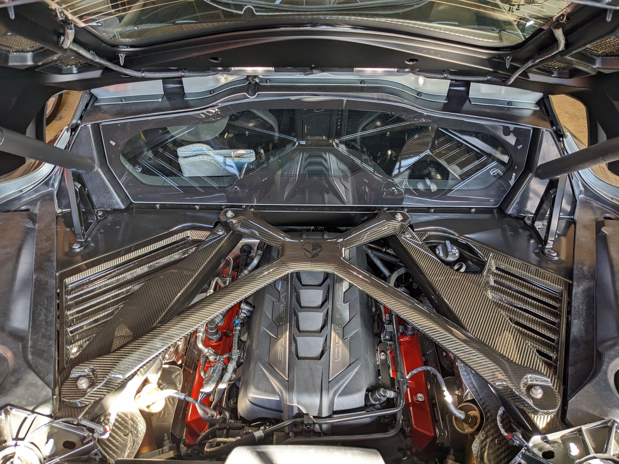 Extra Unused Holes on Factory Engine Bay Braces - CorvetteForum ...