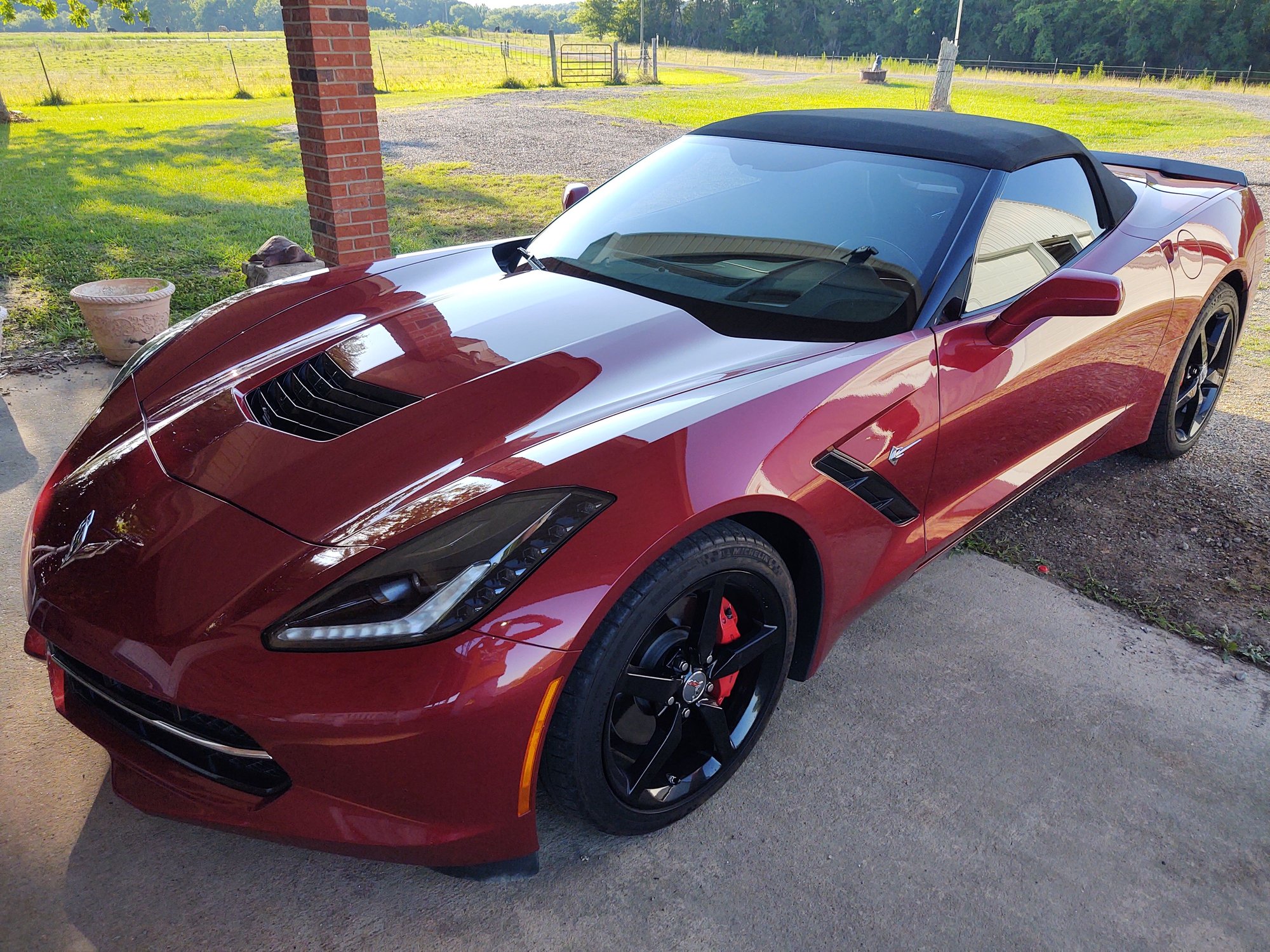 FS (For Sale) 2014 Crystal Red Metallic convertible 3LT auto ...