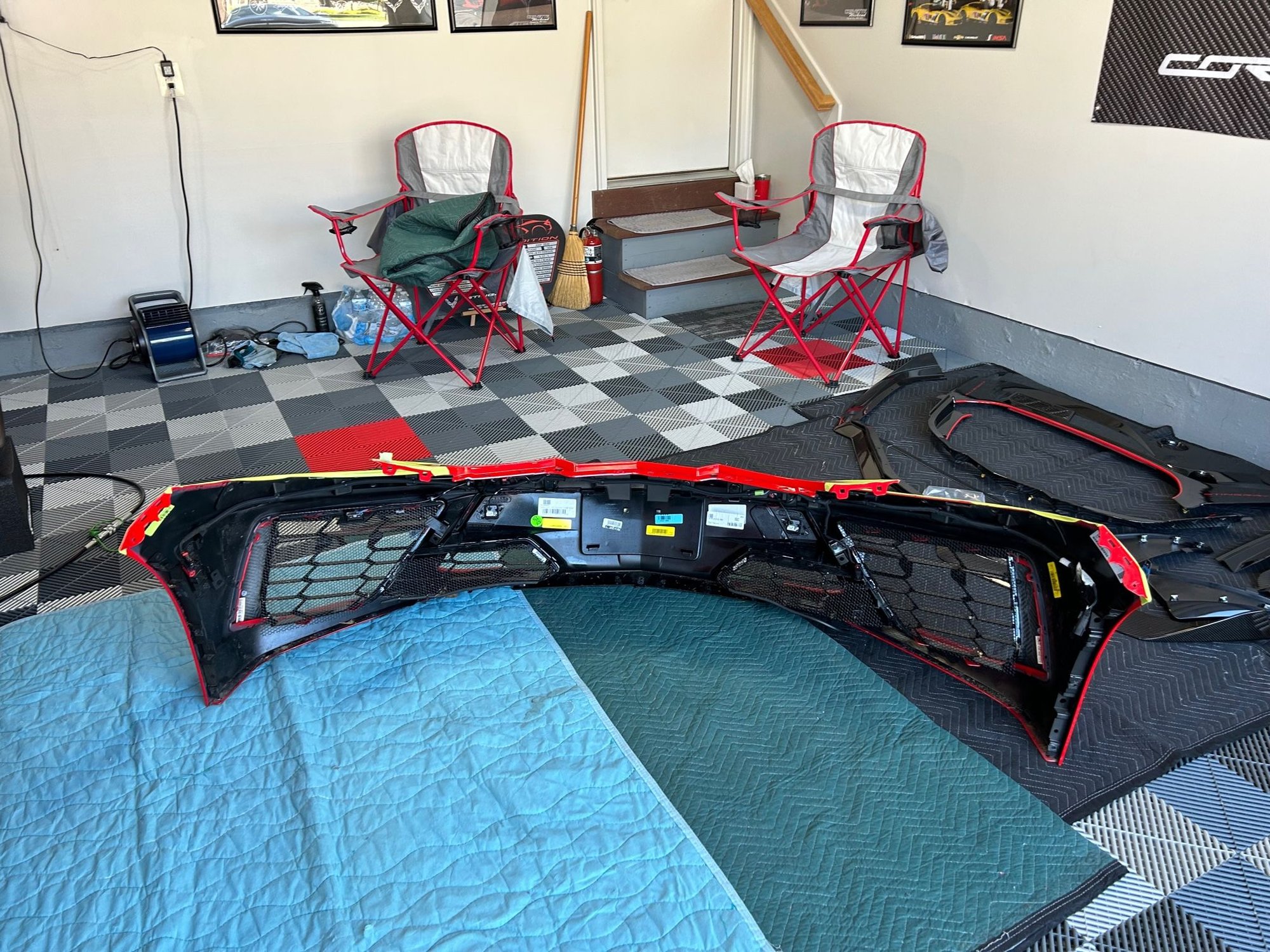 Today's Carbon Fiber addition on Strake's C8 - CorvetteForum ...