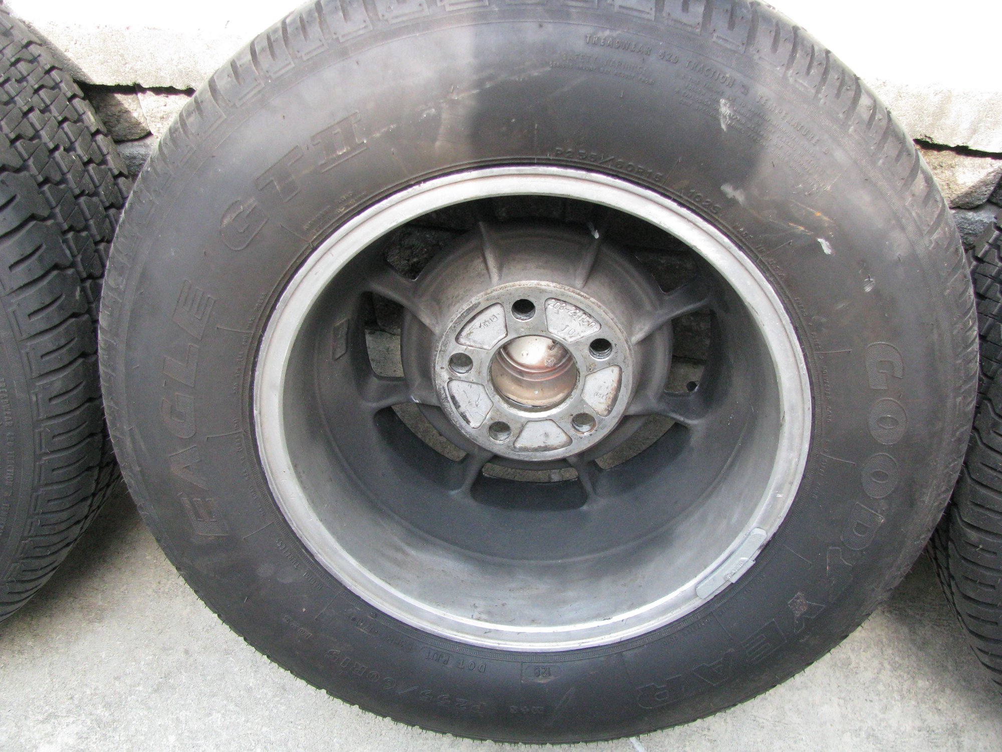 FS (For Sale) 1980-1982 Corvette Aluminum Wheels with Goodyear Tires ...