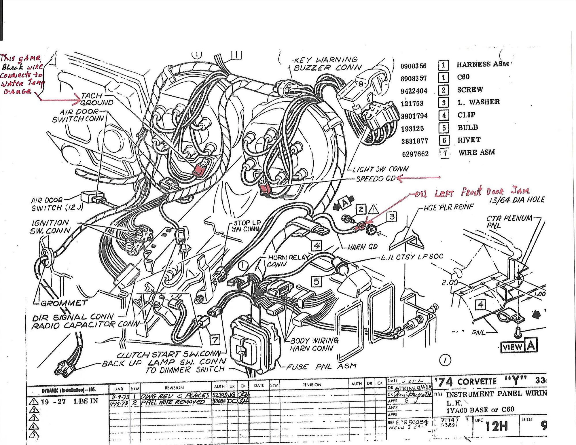 Gauge Cluster Grounding - CorvetteForum - Chevrolet Corvette Forum ...
