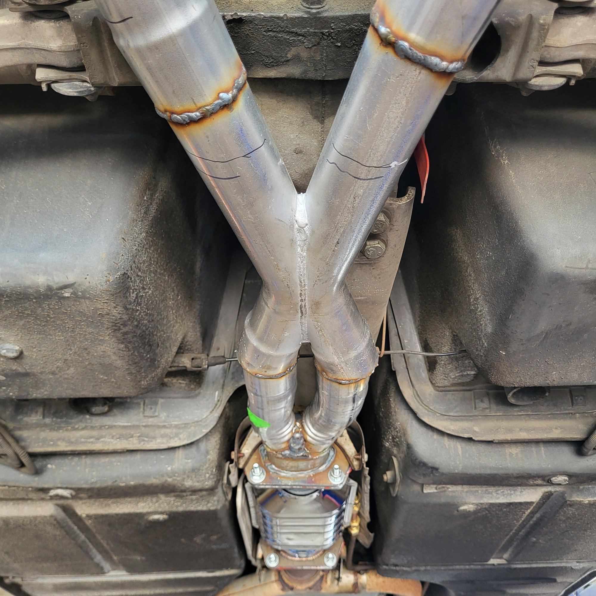 1985 C4 - X-pipe installed on oem exhaust - CorvetteForum - Chevrolet ...