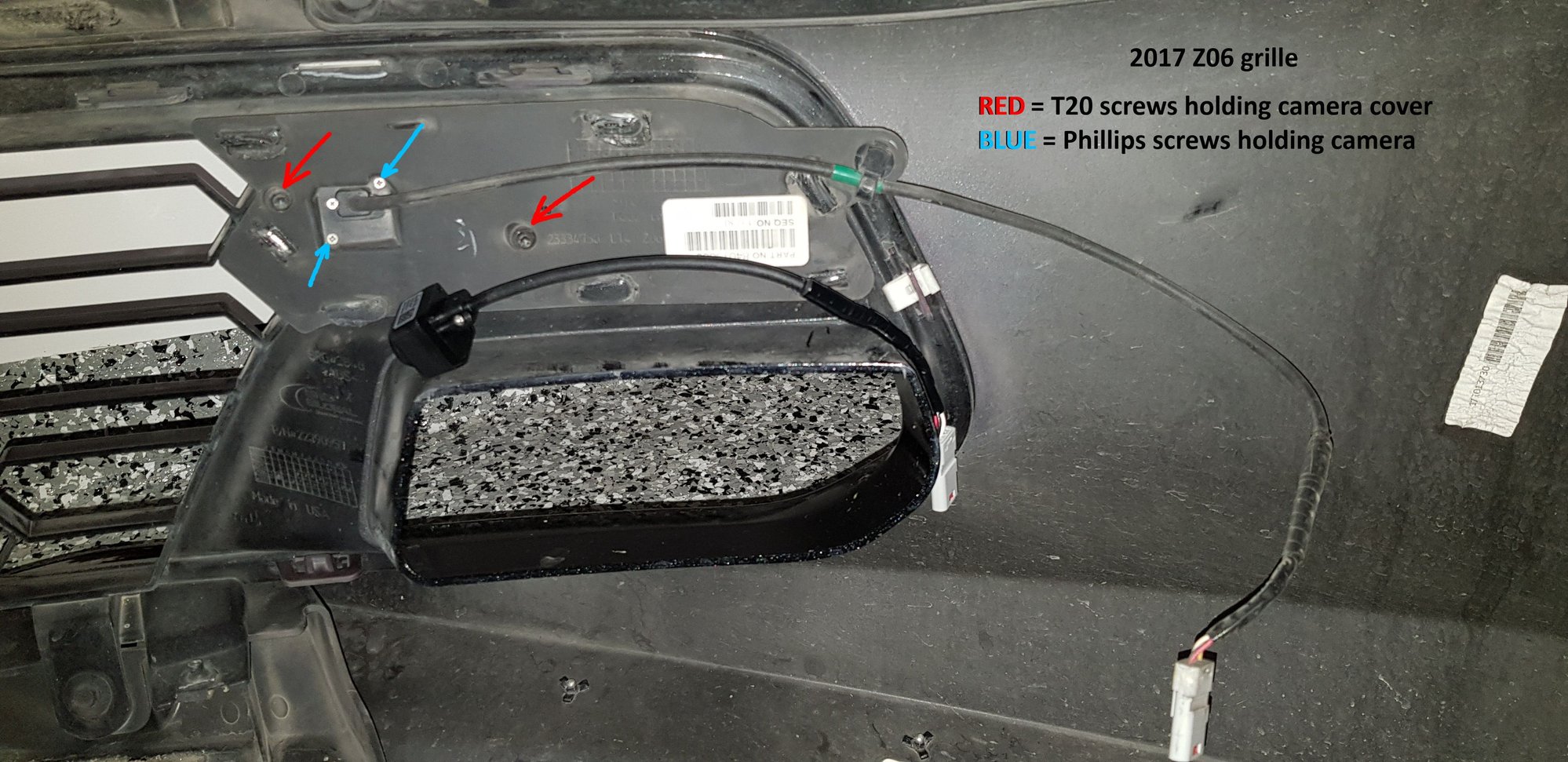 How to replace a front camera (2017 Z06) - CorvetteForum - Chevrolet ...