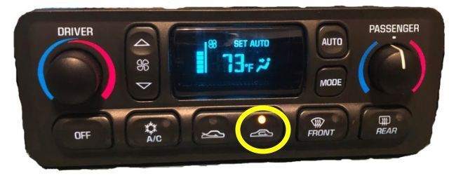 2003 Air Conditioner Recirculation Mode Problem - CorvetteForum ...