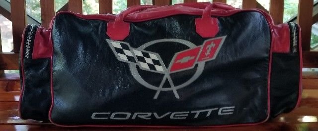 C5 logo leather luggage weekender bag - CorvetteForum - Chevrolet ...