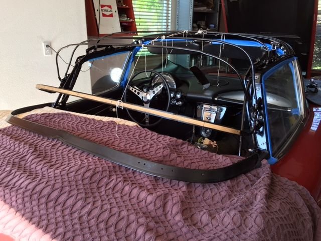 1962 rear bow convertible top frame - CorvetteForum - Chevrolet ...