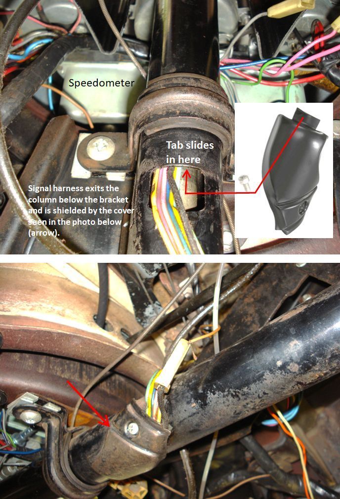 C1 Steering Column Wire Routing - CorvetteForum - Chevrolet Corvette ...