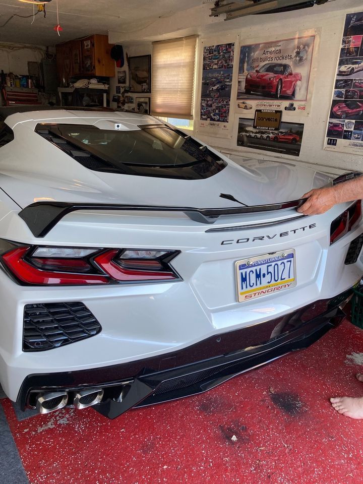 FS (For Sale) C8 Z51 rear Wing - CorvetteForum - Chevrolet Corvette ...