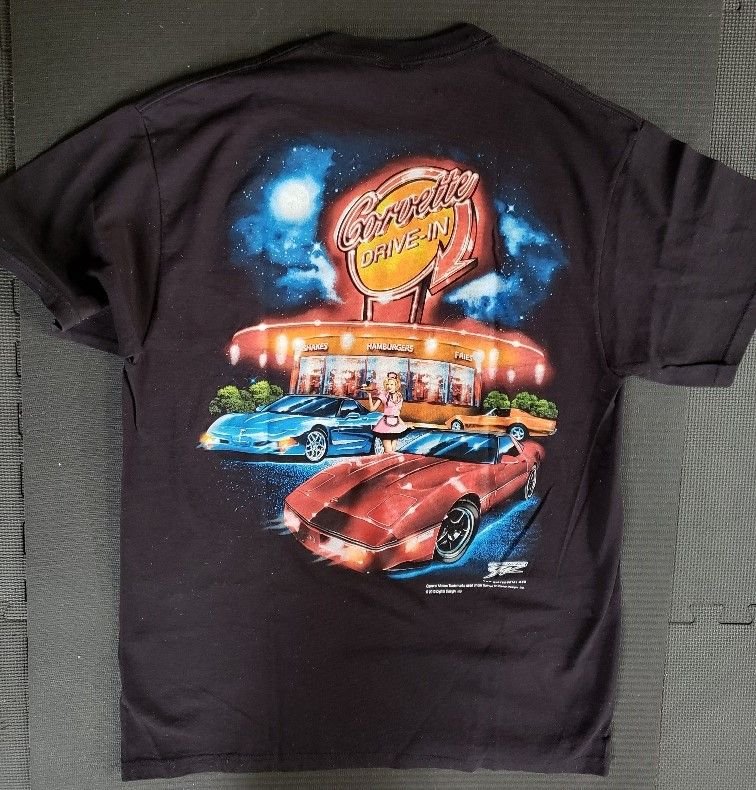 Corvette Drive-In T-Shirt Limited Edition Wicked Metal C1 C2 C3 C4 C5 ...