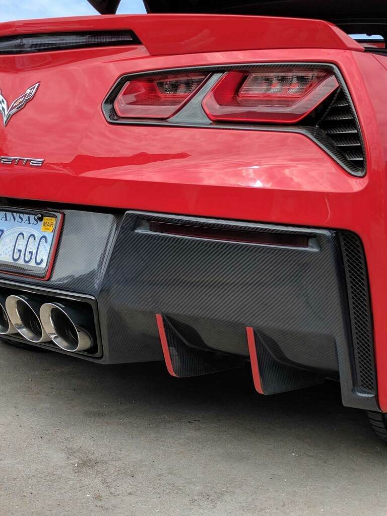 Installed ACS double rear diffuser fins today - CorvetteForum ...