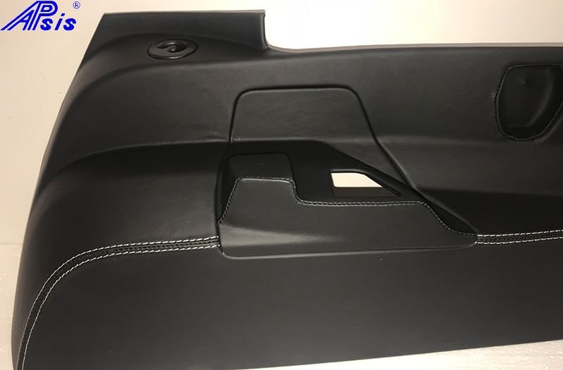 Apsis: C7 Trunk Side Panel & Back Vertical Panel in Ebony Nappa w ...
