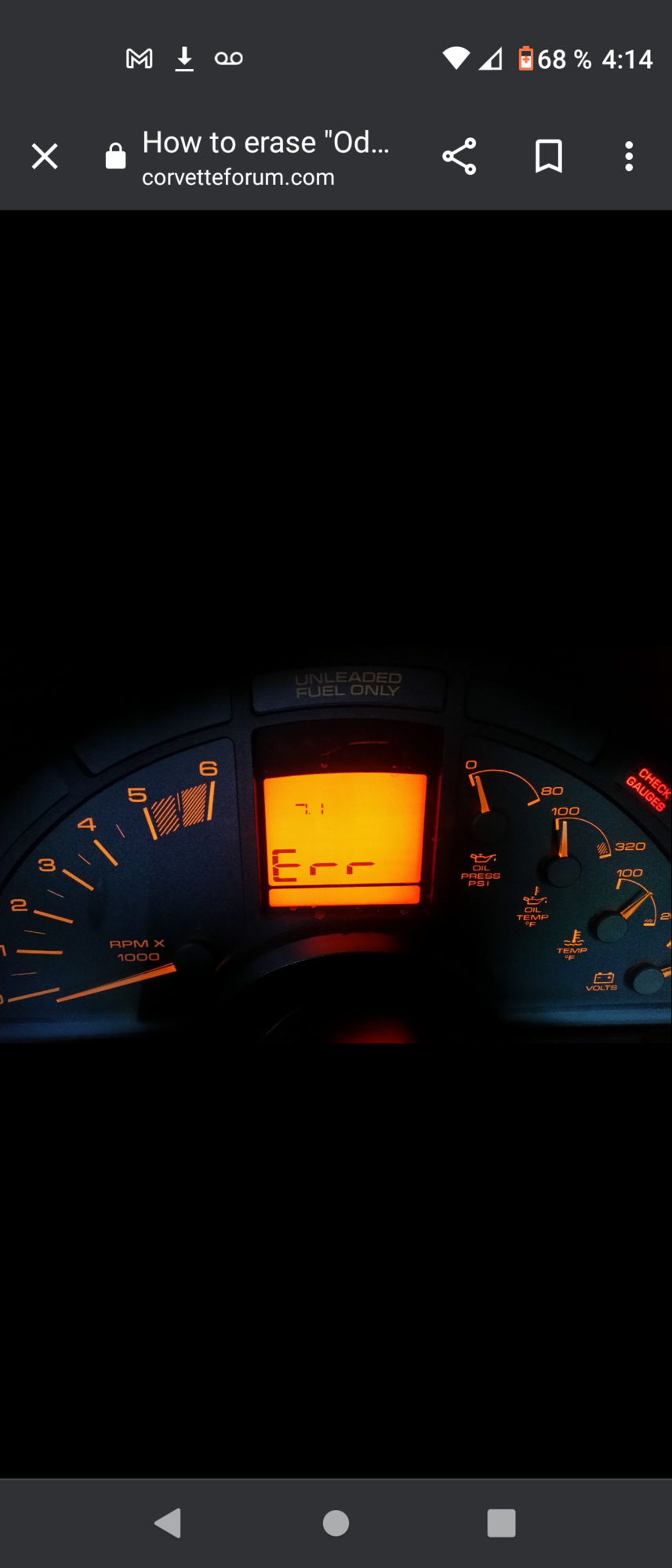 Corvette C4 92 Module 7 error - CorvetteForum - Chevrolet Corvette ...