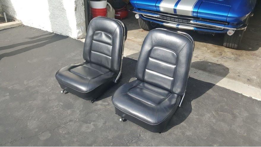 FS (For Sale) 2 Black Bucket Seats for 1965 Corvette - CorvetteForum ...