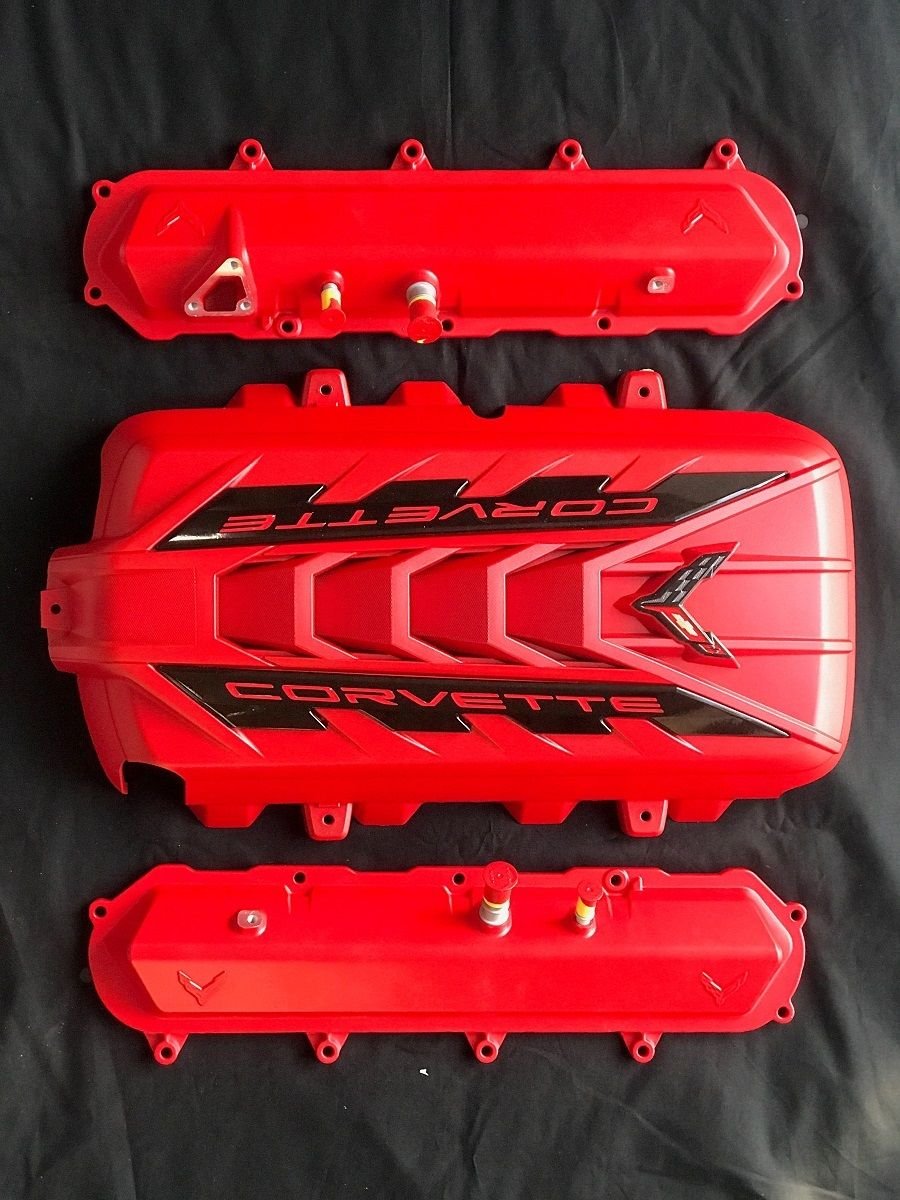 Torch Red Three Piece Engine Bay Kit! - CorvetteForum - Chevrolet ...