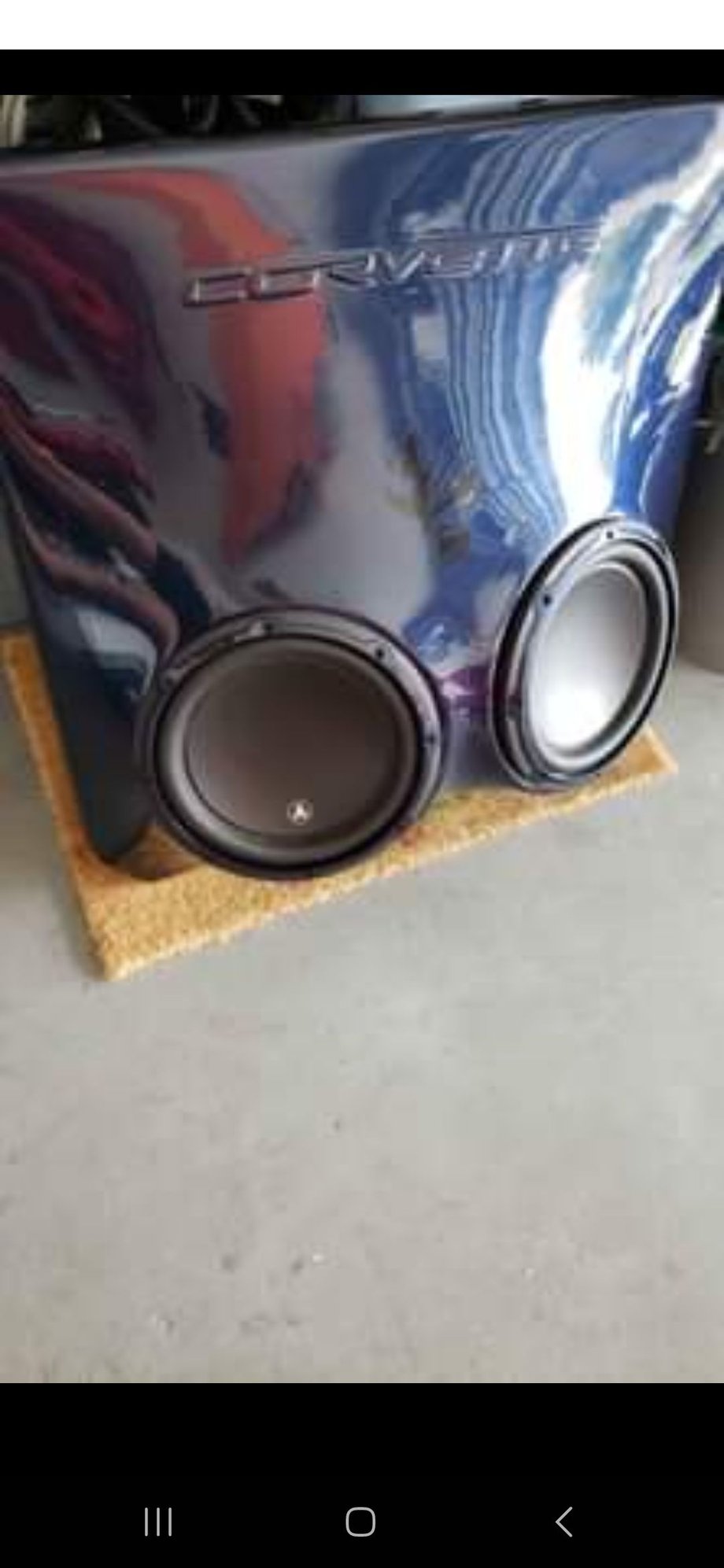 FS (For Sale) C5 Custom Speaker Box with speakers - CorvetteForum ...