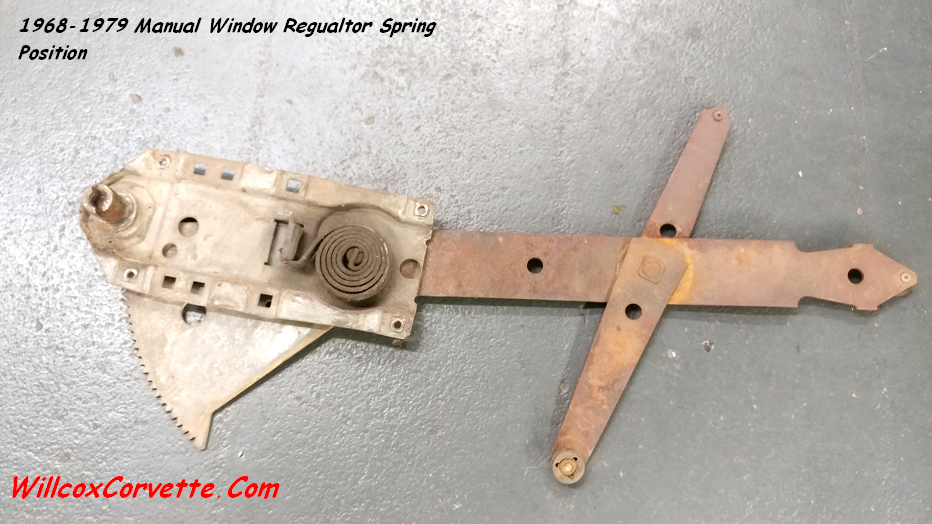 Manual window regulator spring - CorvetteForum - Chevrolet Corvette ...