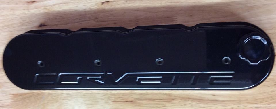 Black "Corvette" script valve covers for any LS engine - CorvetteForum ...