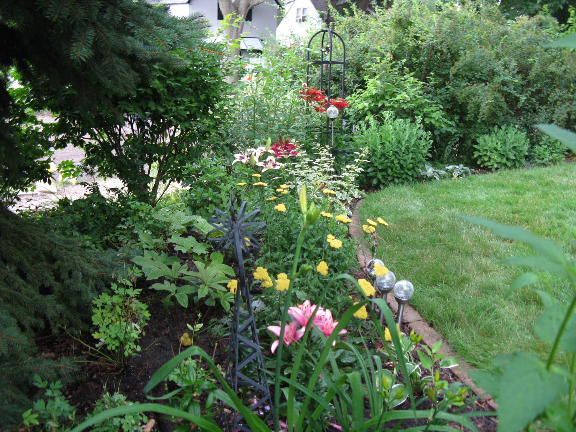 Part of the border with lilies photo by ms_greenjeans on Garden Showcase