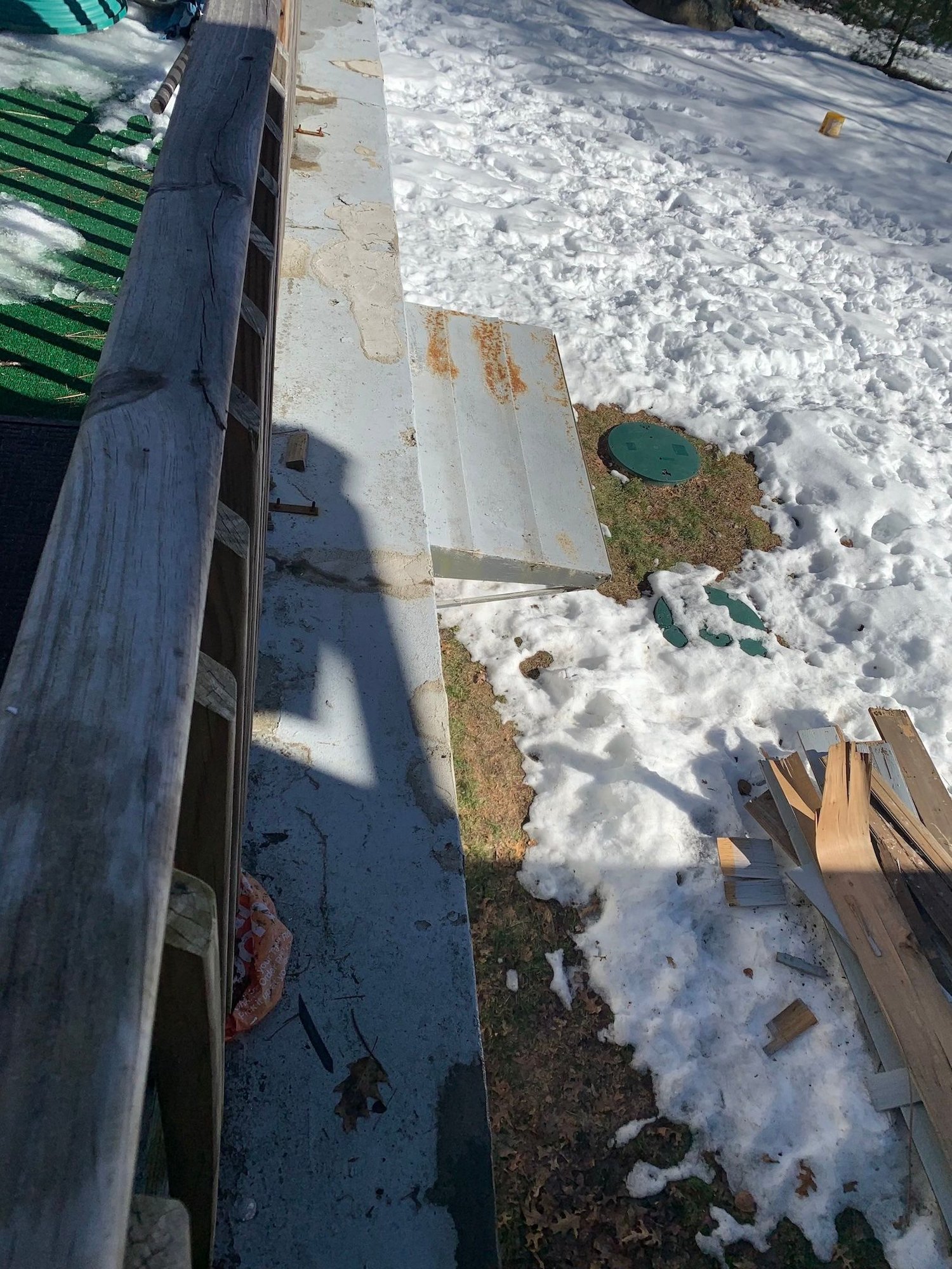 Outdoor cement deck FAIL - DoItYourself.com Community Forums