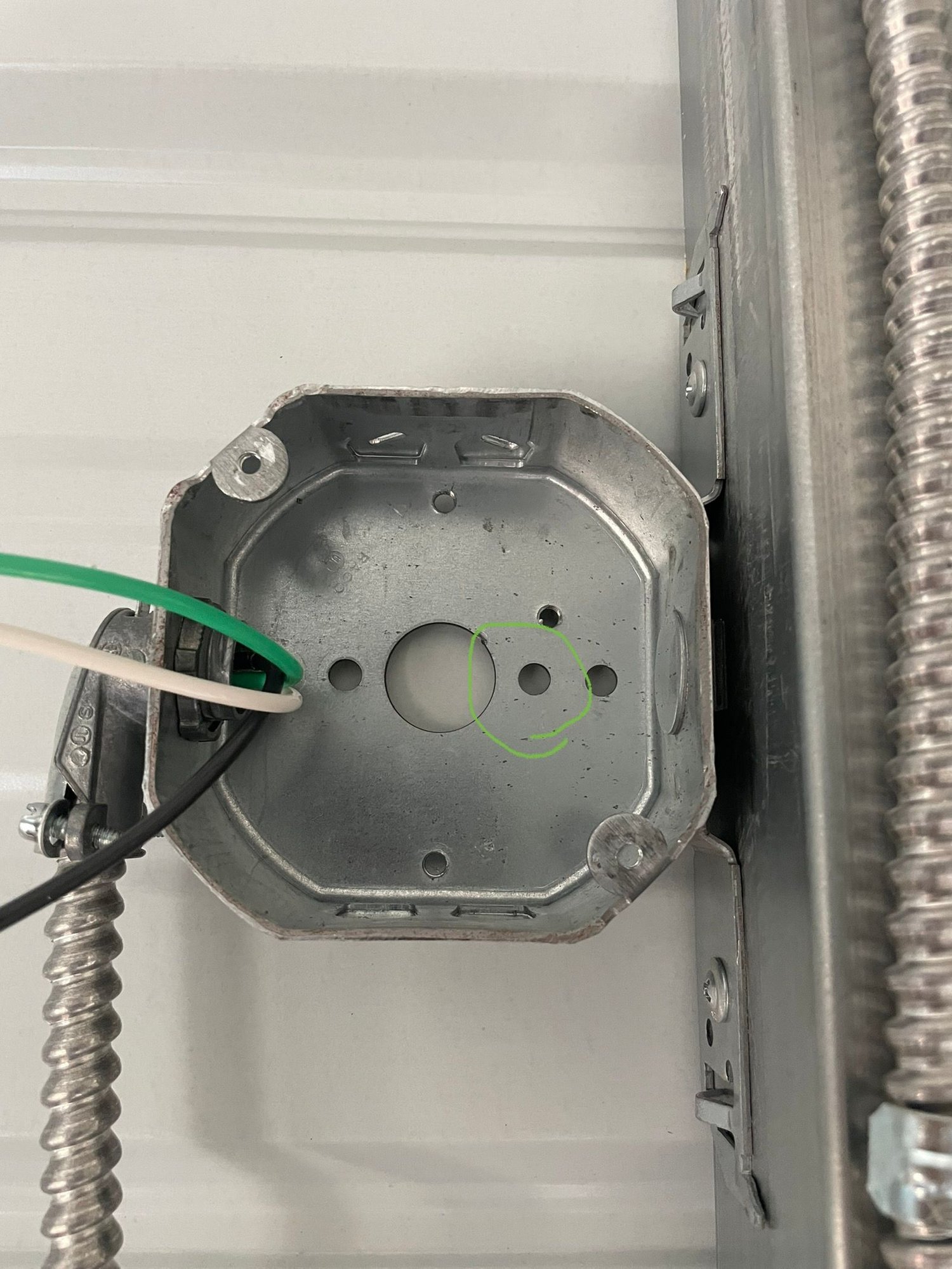 Protect wires through small metal hole to nec code 2017 - DoItYourself ...