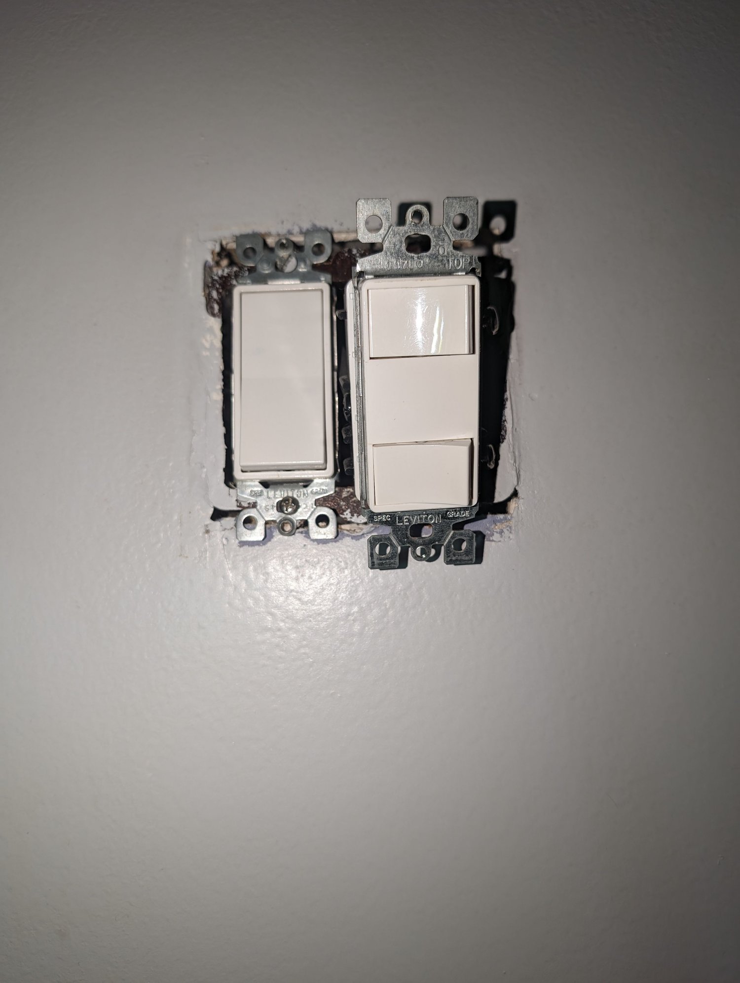 New 2 light rocker switch replacement - DoItYourself.com Community Forums