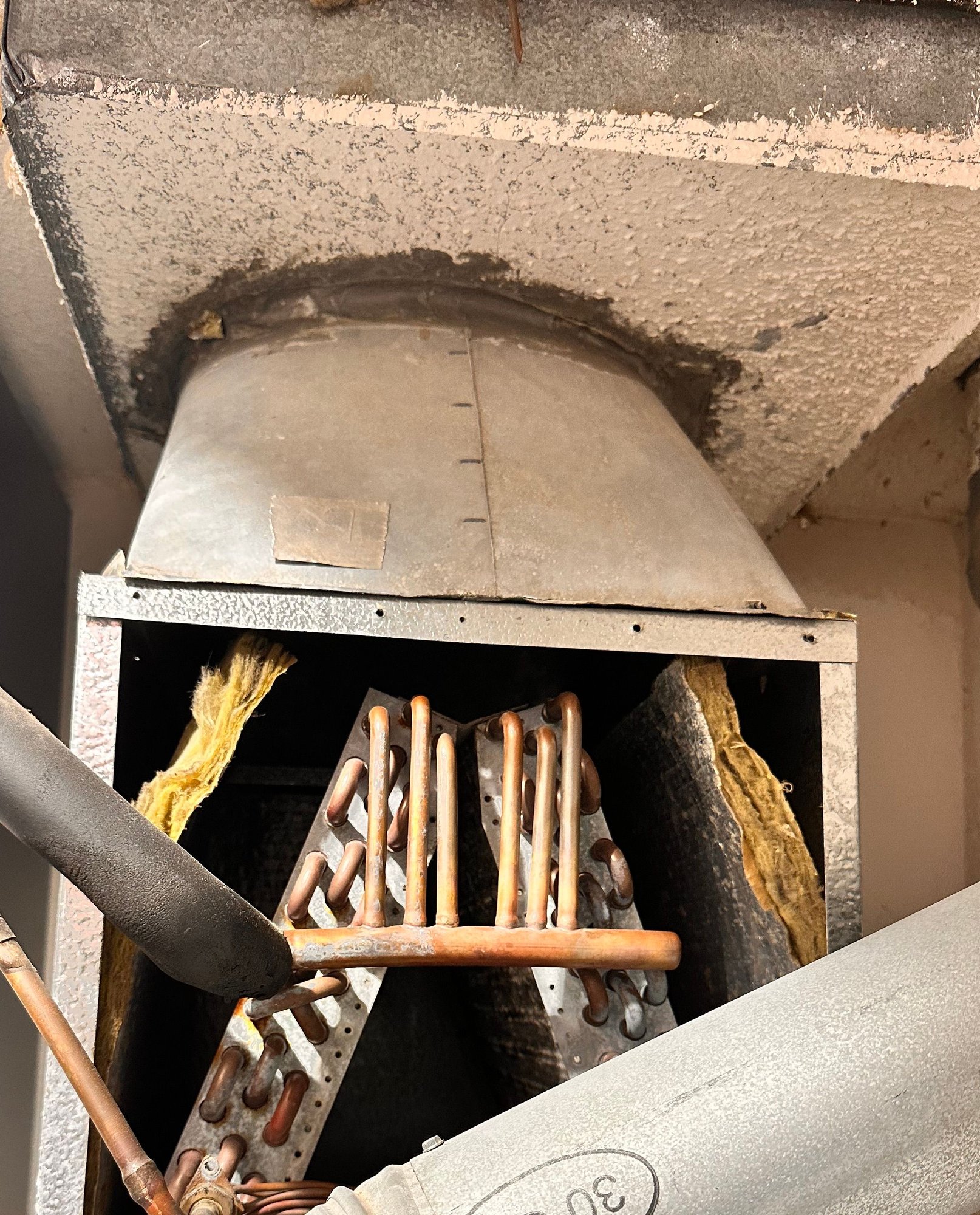Insulation options inside evaporator coil chamber - DoItYourself.com ...