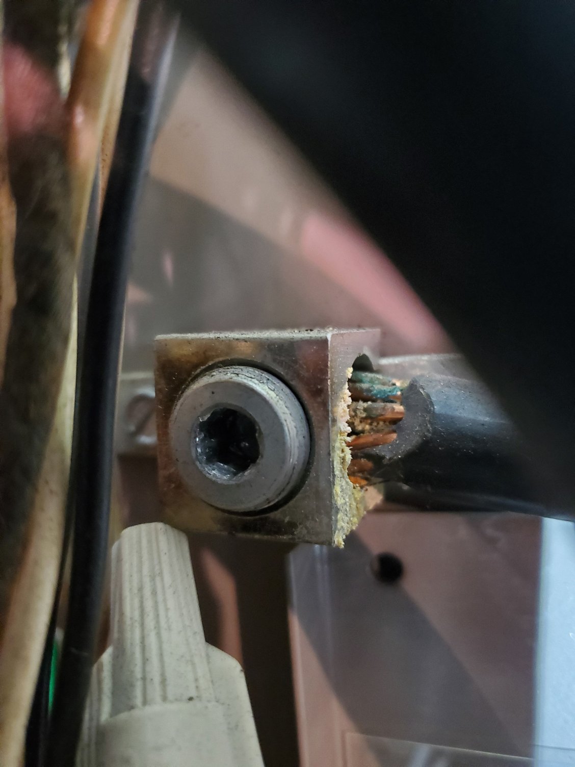 Corrosion on Incoming Panel Neutral - DoItYourself.com Community Forums