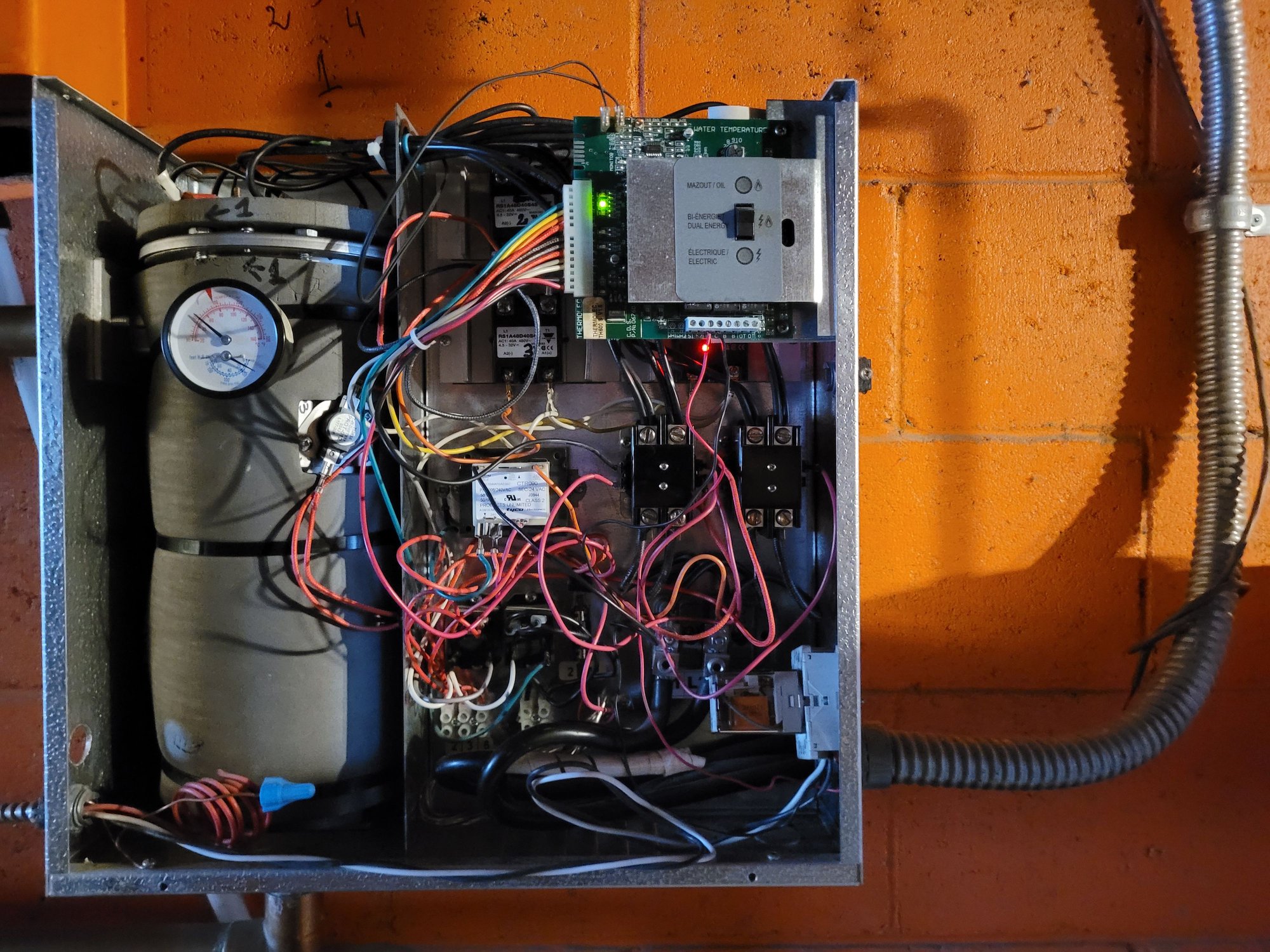 Thermolec hot water boiler heating with no demand - DoItYourself.com ...