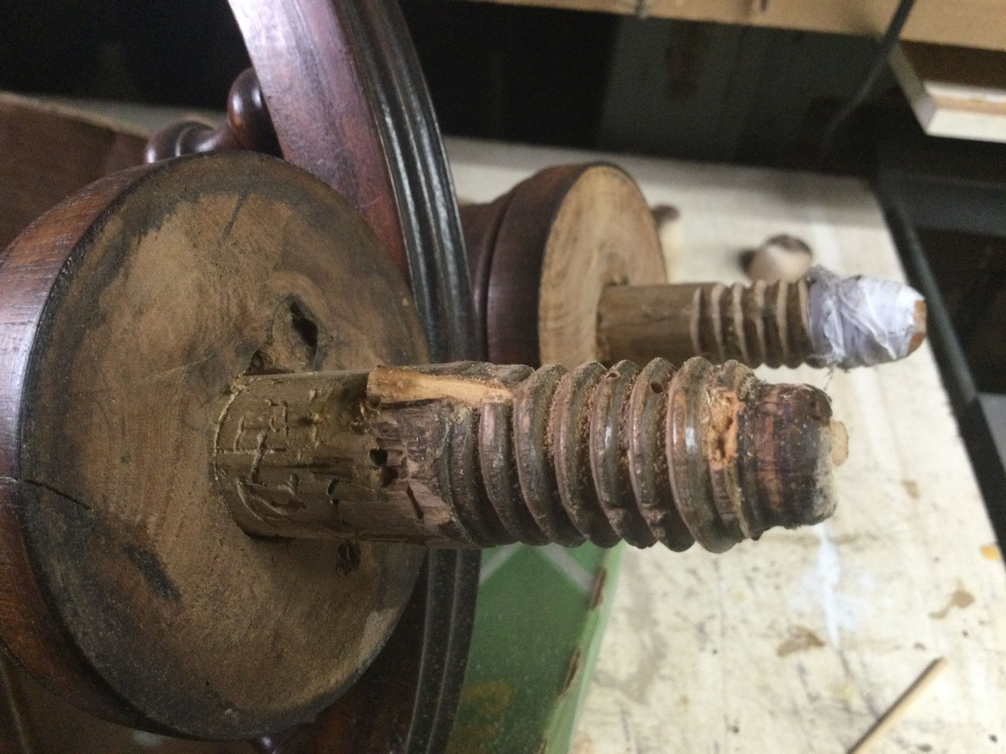 Spinning wheel repair - DoItYourself.com Community Forums