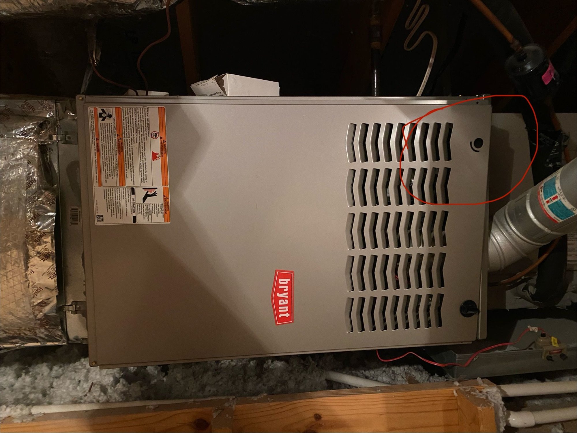 Furnace door latch missig - DoItYourself.com Community Forums