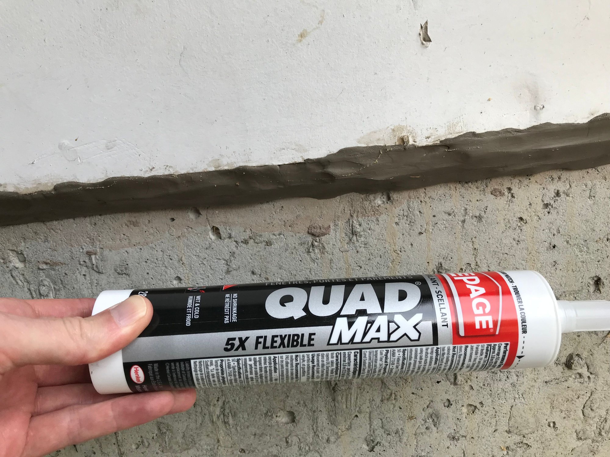 Okay to use LePage Quadmax for this purpose? - DoItYourself.com Community Forums