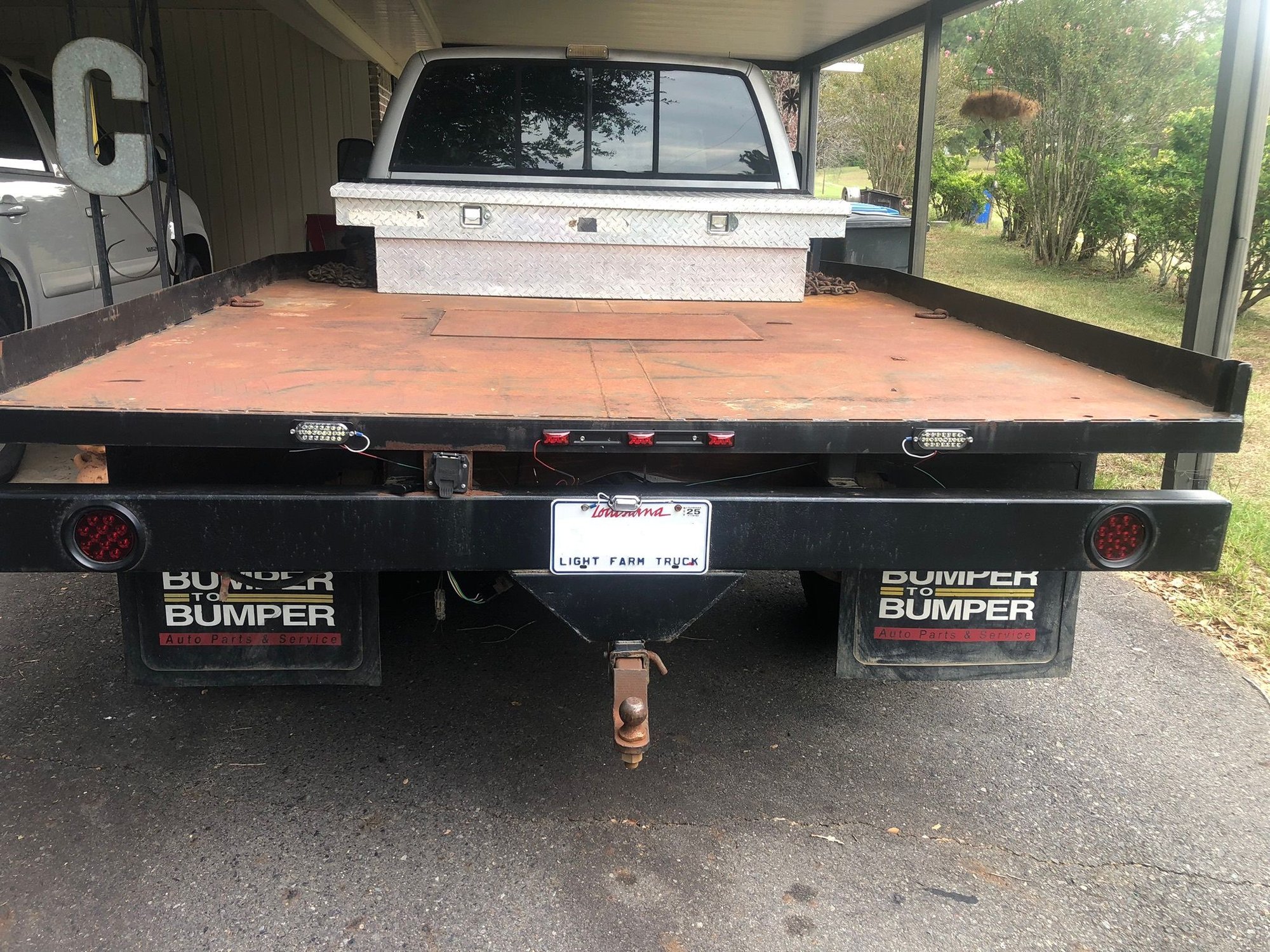 Add Safety Chain Connection to Homemade Truck Bumper Bumper ...