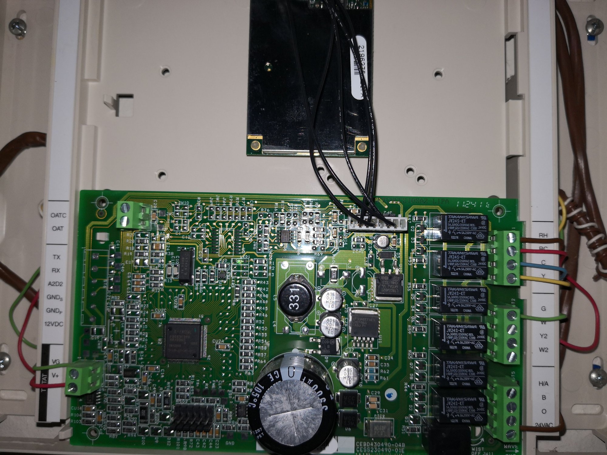 Carrier Control module 2-wire thermostat to smart thermostat ...