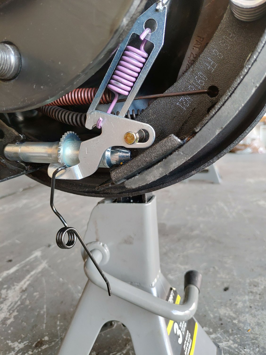 What do I do with leftover part from drum brake hardware kit ...