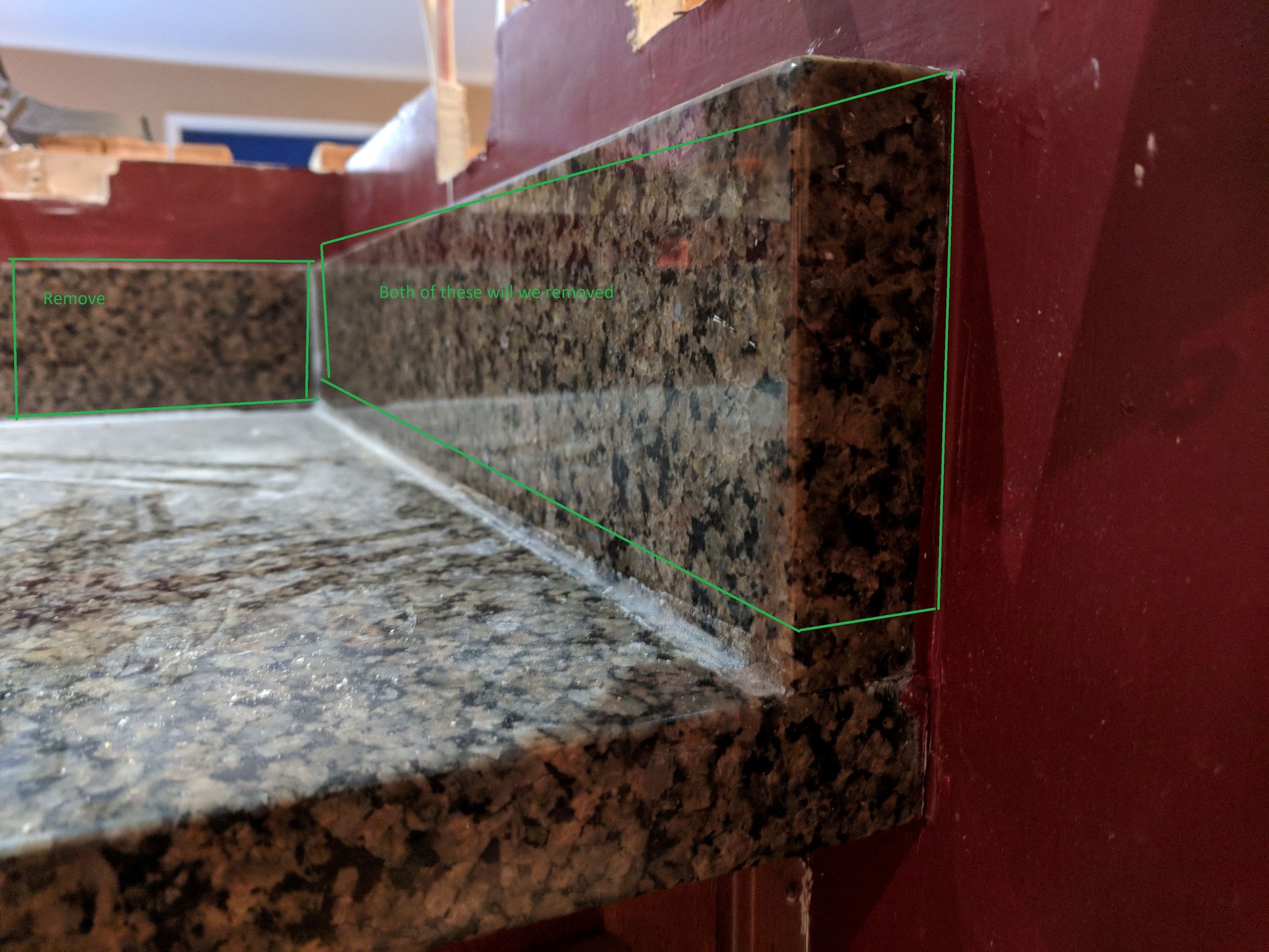 Removing Granite