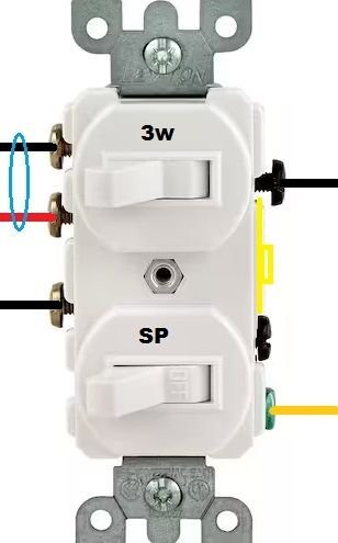 Weird Wiring Dual Light Switch - DoItYourself.com Community Forums