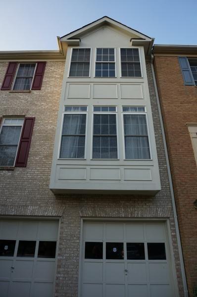 Two-story bay window in townhouse, wood seems to be rotten - Clad or ...