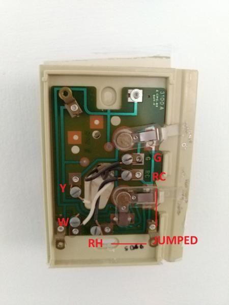 Need helping wiring a semi-new Honeywell Thermostat to an old ICG ...