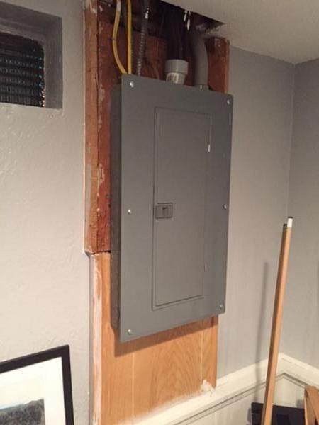 Is it legal to put a cabinet over an electrical panel - DoItYourself ...