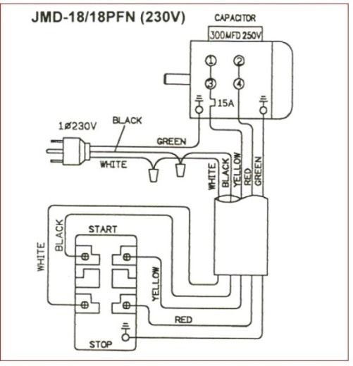 240V 2hp motor wiring - DoItYourself.com Community Forums