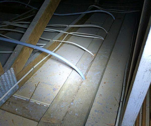 Add a plug by splicing into existing wiring in the attic with junction ...
