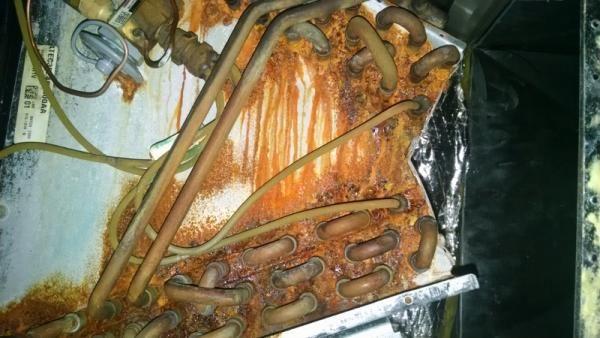 Rust on Trane evaporator coil - DoItYourself.com Community Forums