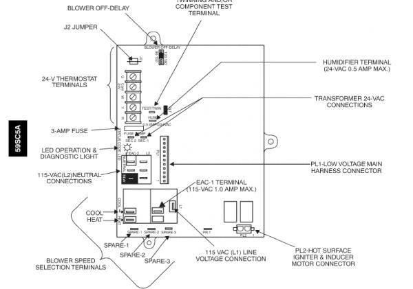 Wiring a (humidifier) Honeywell HE240a to my (furnace) Carrier 59SC5a ...