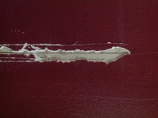 Chip plaster off drywall or tape over cracks with out chipping ...