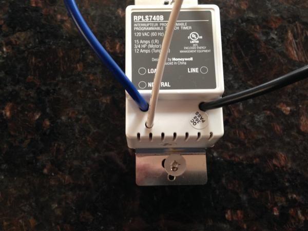 Install Honeywell RPLS740B Wall Switch Timer - DoItYourself.com Community Forums