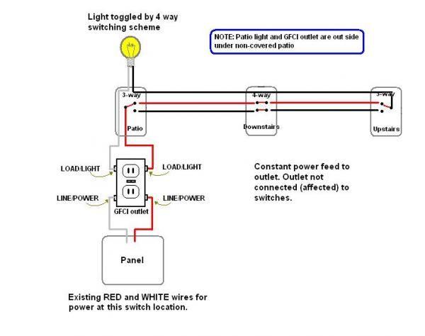 outdoor switch wiring