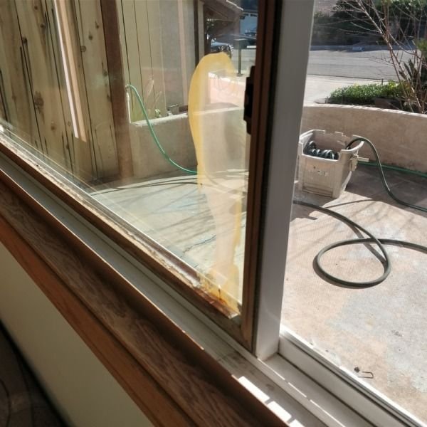 How to remove stationary portion of the big double pane window ...