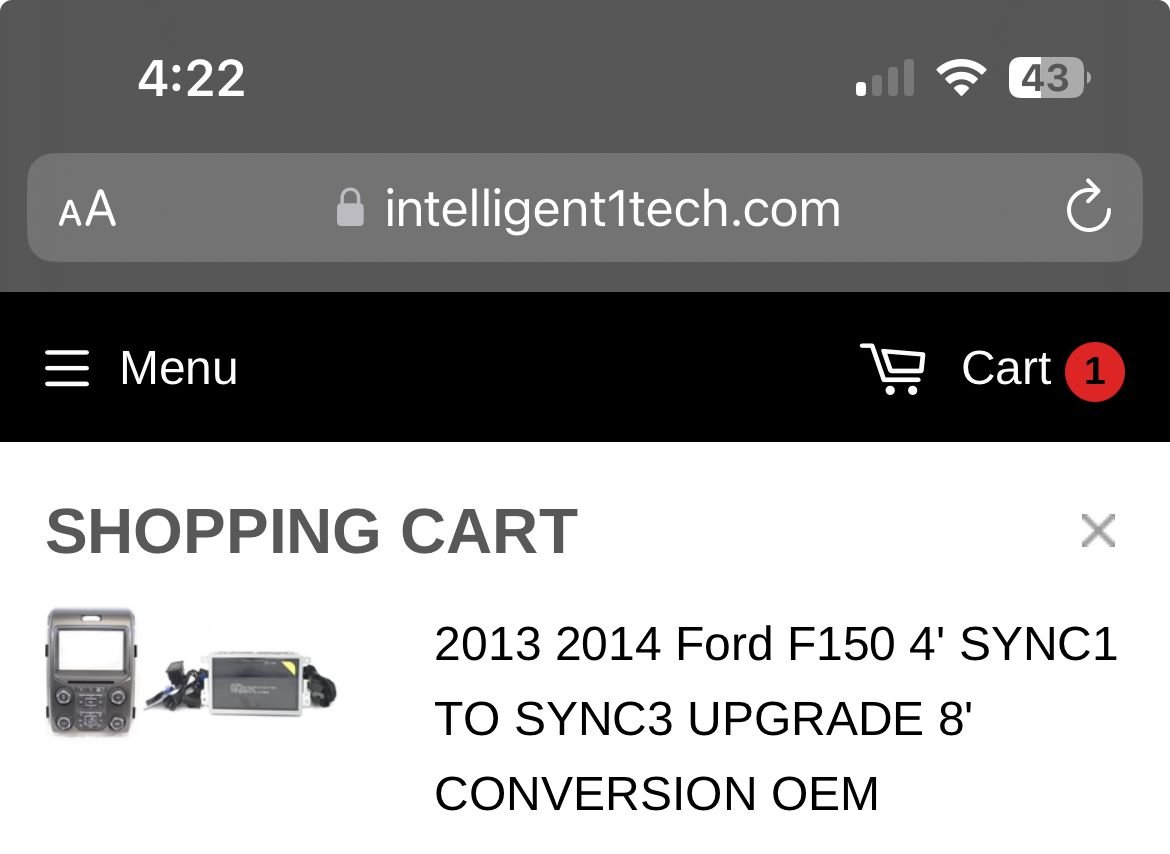 Anyone purchased 8” radio from intelligent1tech.com - Ford F150 Forum ...